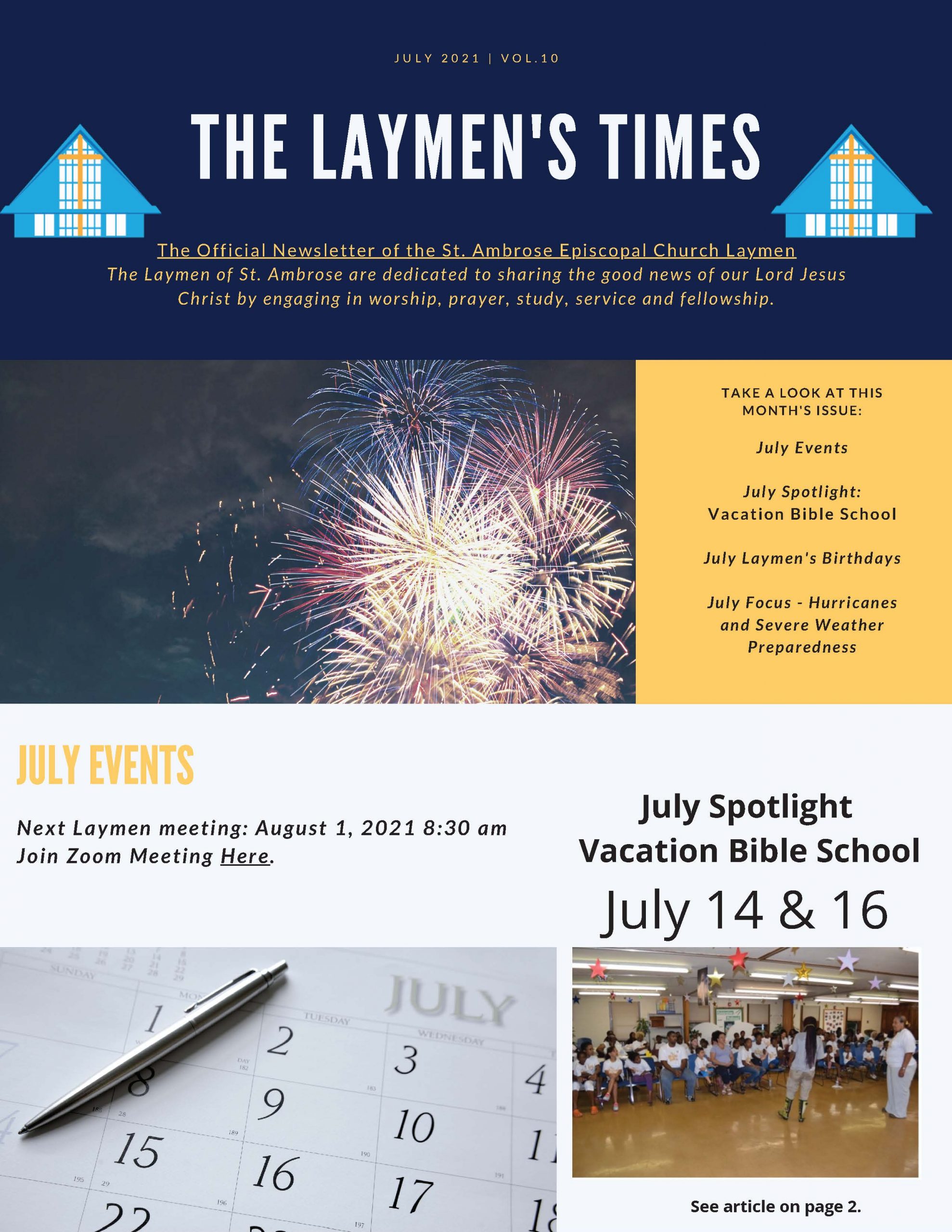 The Laymen’s Times Vol.10 | St Ambrose Episcopal Church