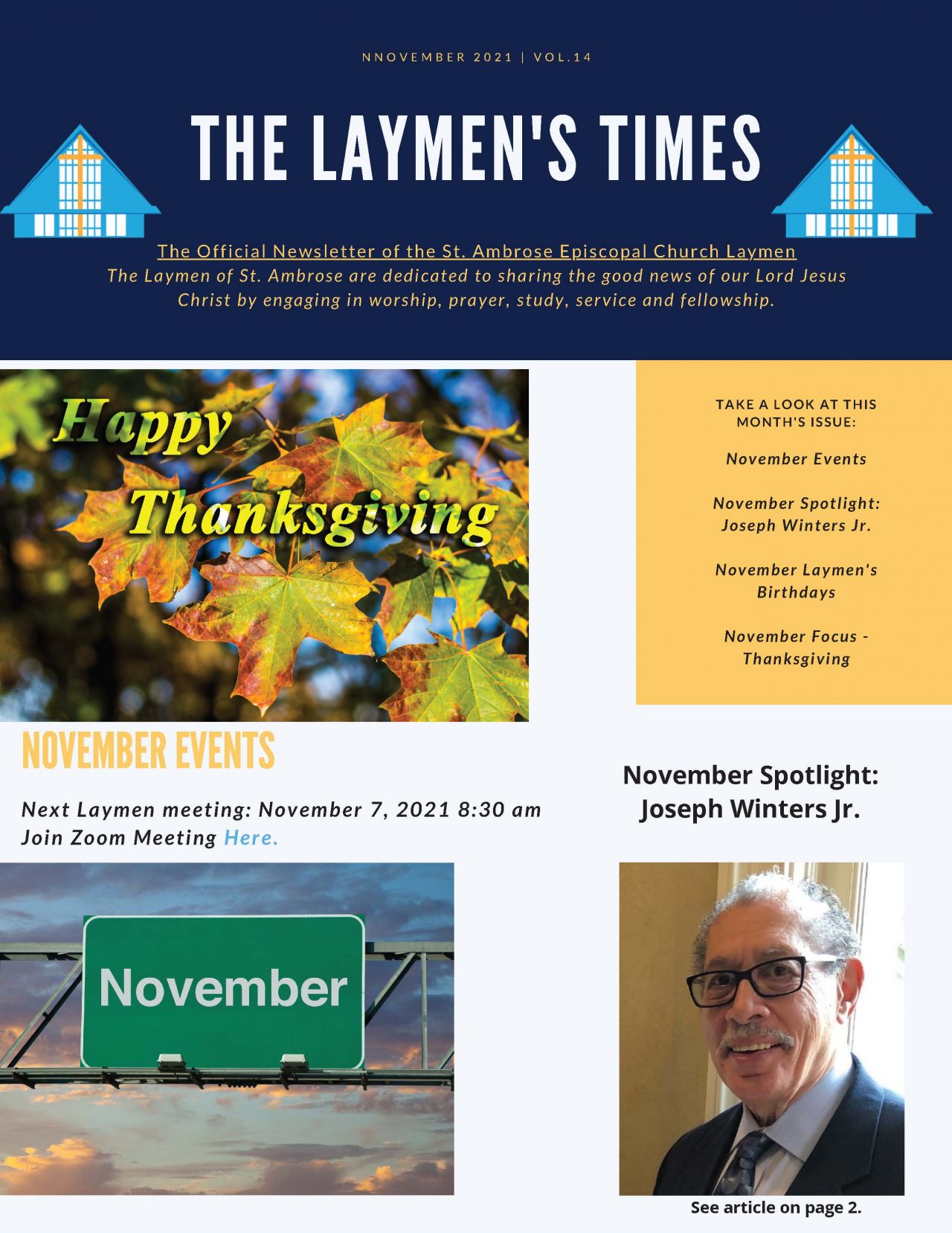 The Laymen’s Times Vol.14 | St Ambrose Episcopal Church